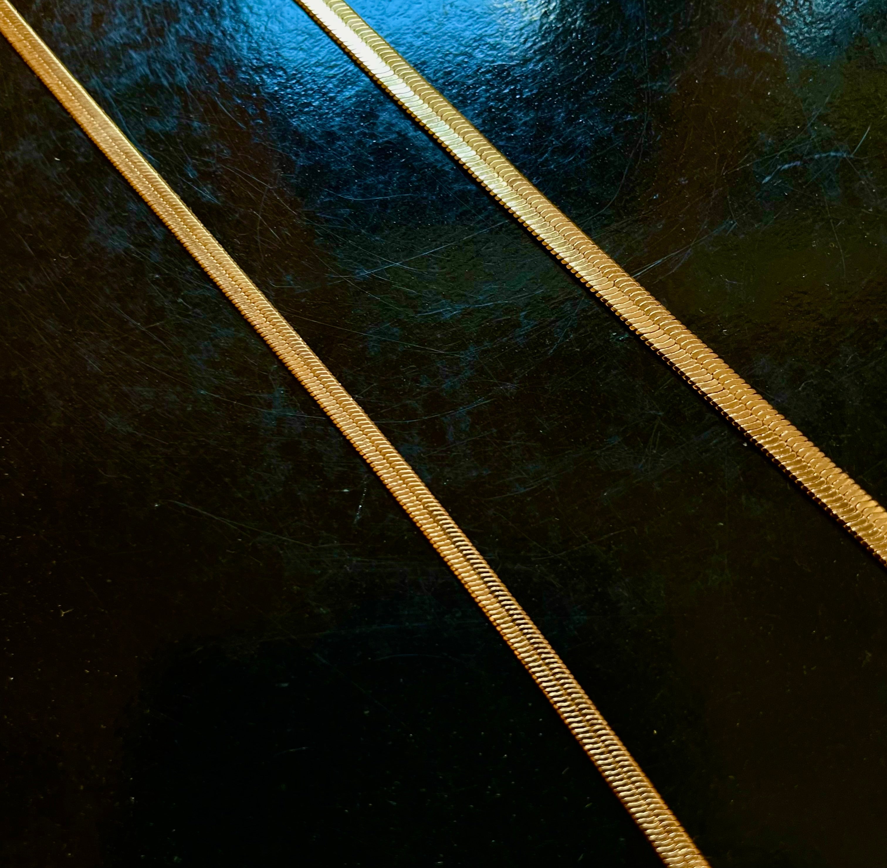 Gold Filled Snake Chains – The Sable Collective